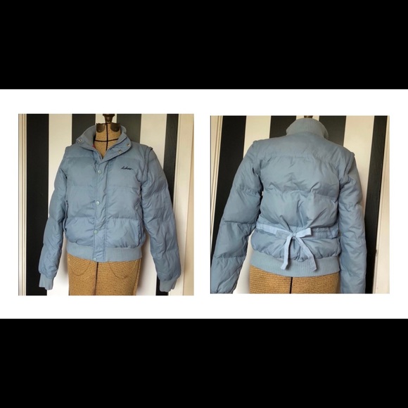 DC | Jackets & Coats | Dc Y2k Powder Blue Puffer Down Jacket Vest Combo ...